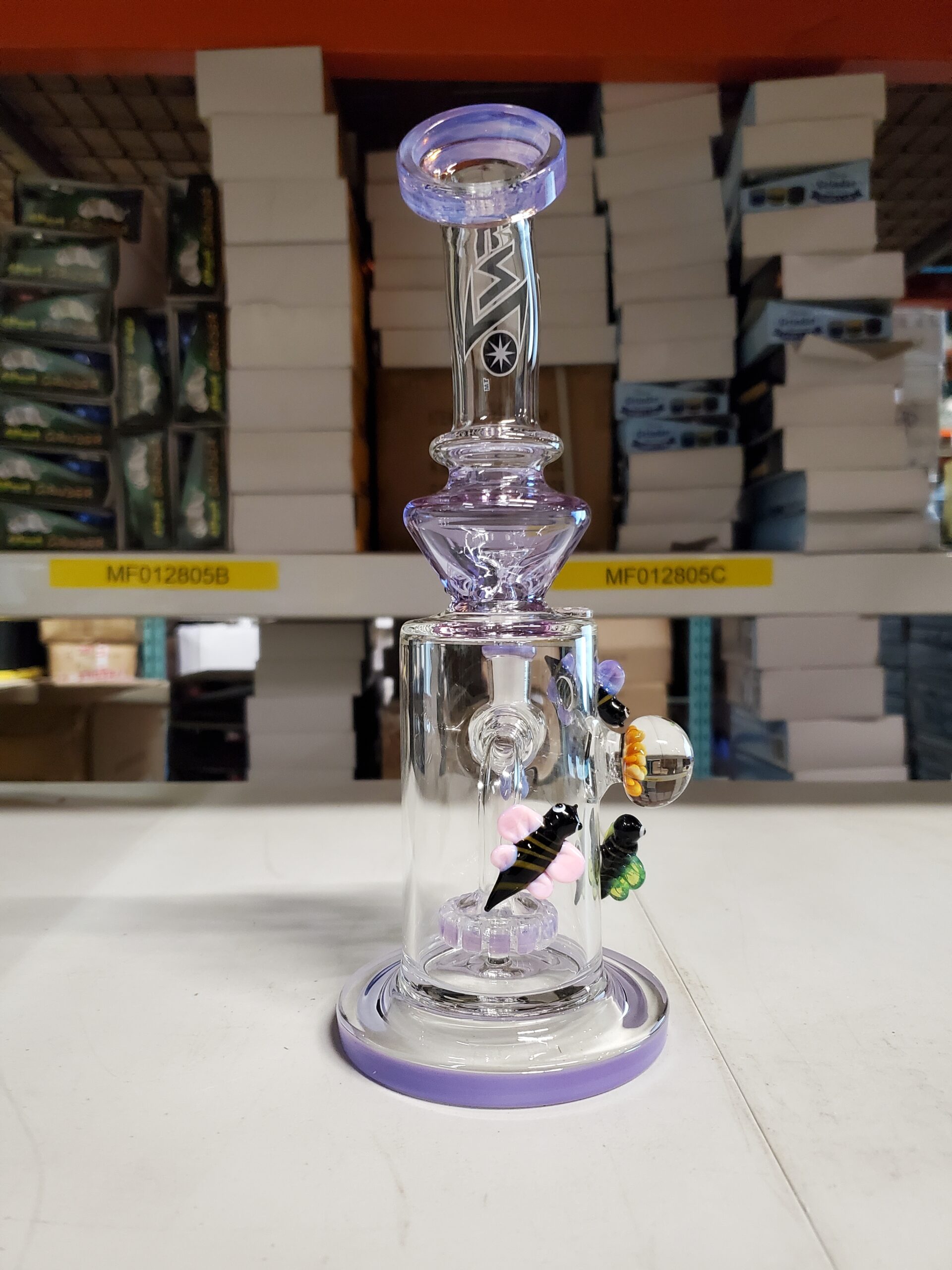 Glass Bong Enzo 10 Inch Buzz Buzz - Chelax Canadian Hookahs and Shisha