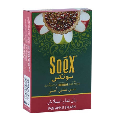 Soex Herbal Molasses 50g - Pan Apple Splash - Chelax Canadian Hookahs ...