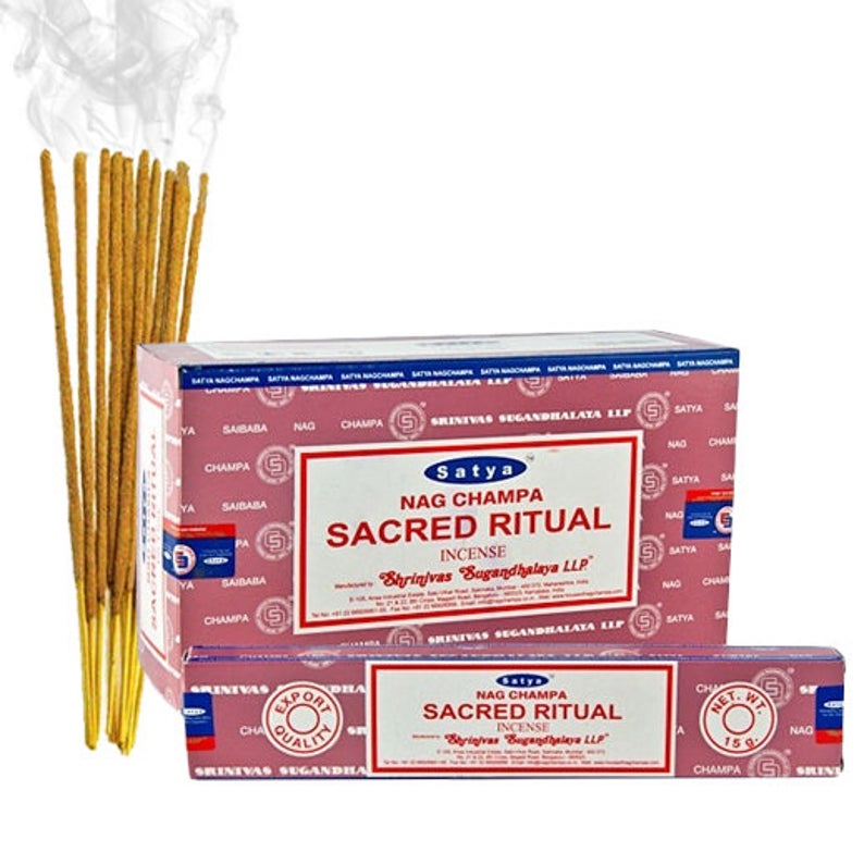 Incense - Satya 15g Sacred Ritual (Box of 12) - Chelax Canadian Hookahs ...